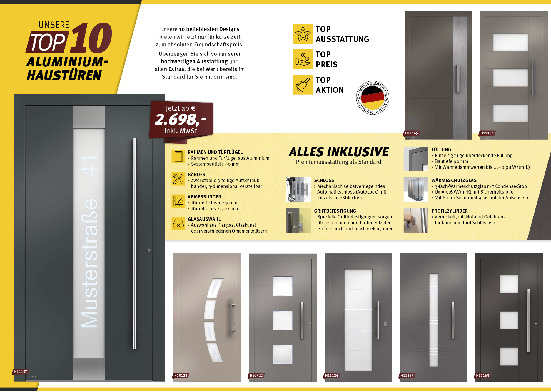 WERU Aktions Haustüren